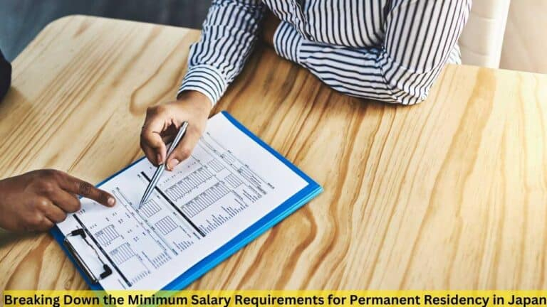 Applying for PR in Japan: Minimum Salary Income Requirement